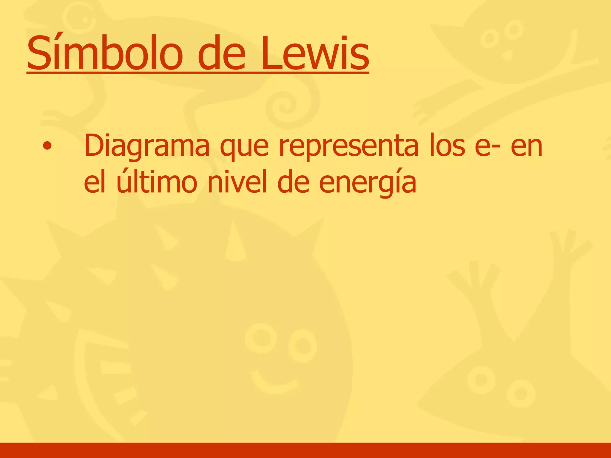 Simbolos De Lewis | PPT