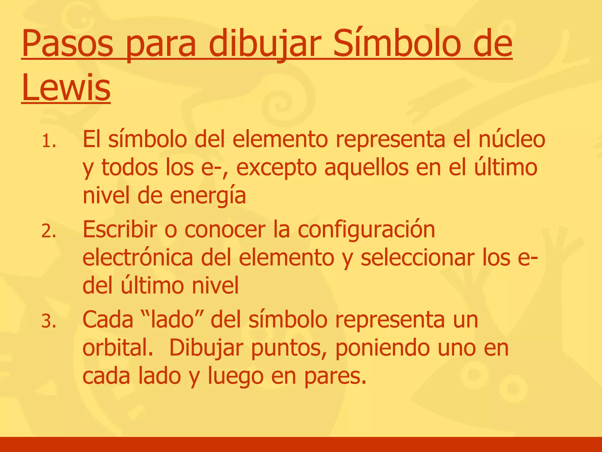 Simbolos De Lewis | PPT