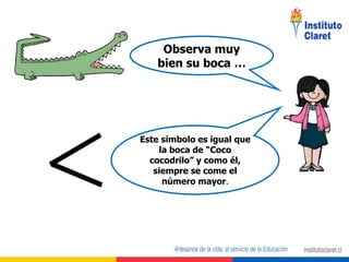Símbolos.mayor menor o igual que. Realizar guia de trabajo | PDF