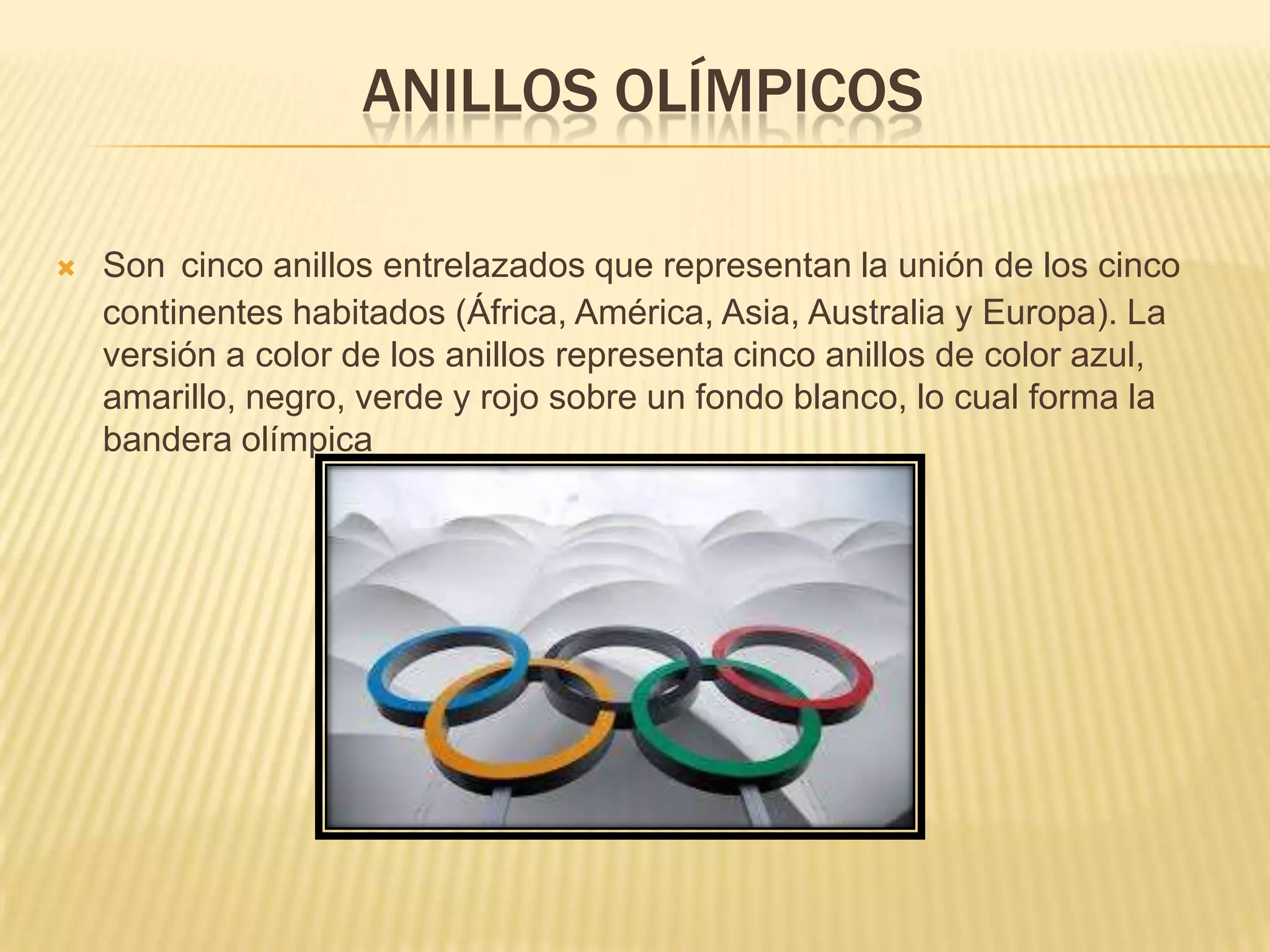 Simbolos de los juegos olimpicos | PPTX