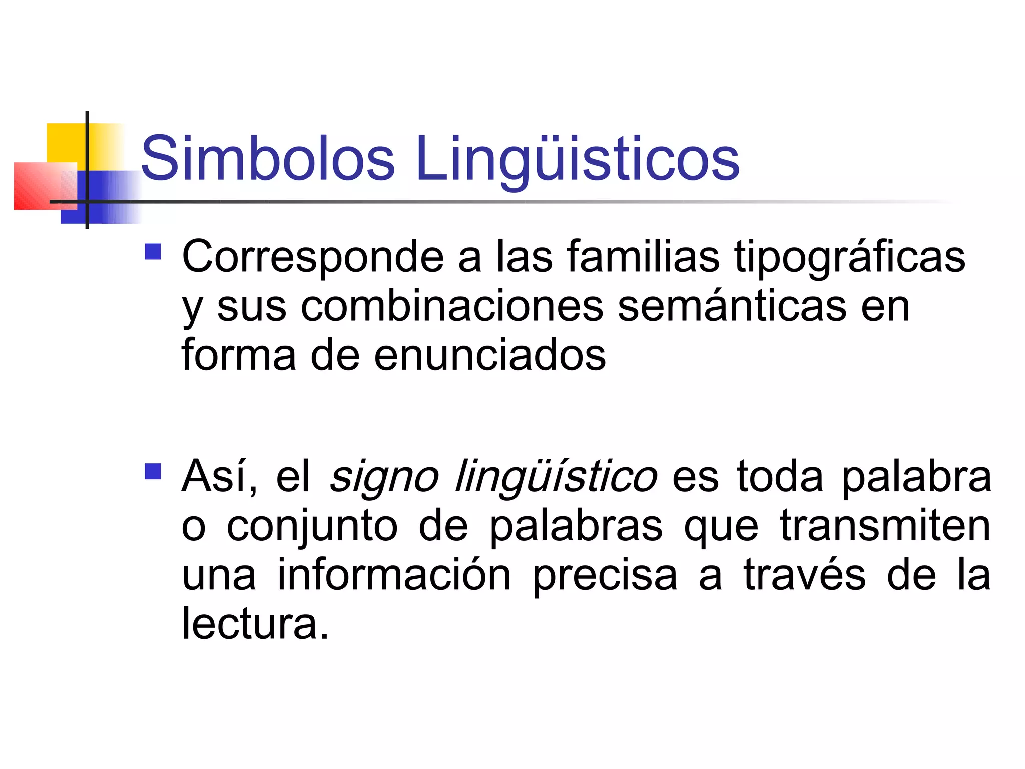 Simbolos lingüisticos | PPT