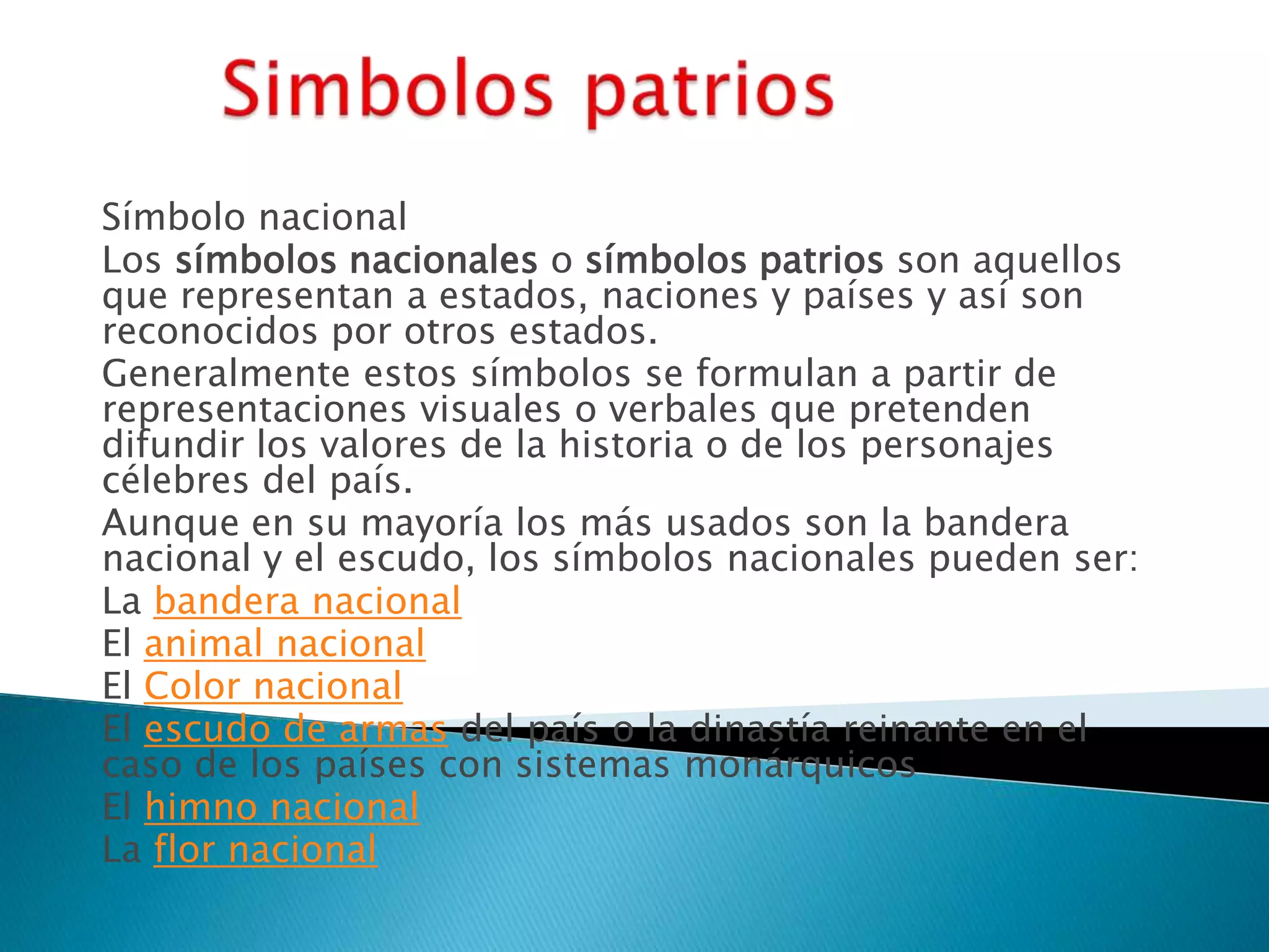 Simbolos patrios | PPT