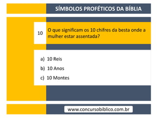 Simbolos profeticos da Biblia | PPTX
