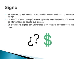 Simbolos, signos y señales | PPTX