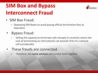 Sim box fraud | PPTX