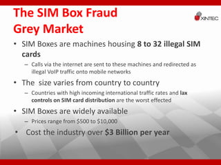 Sim box fraud | PPTX