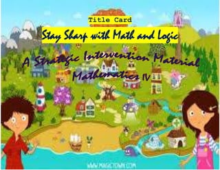 Strategic Intervention Material,by rodenette cagara | PPT