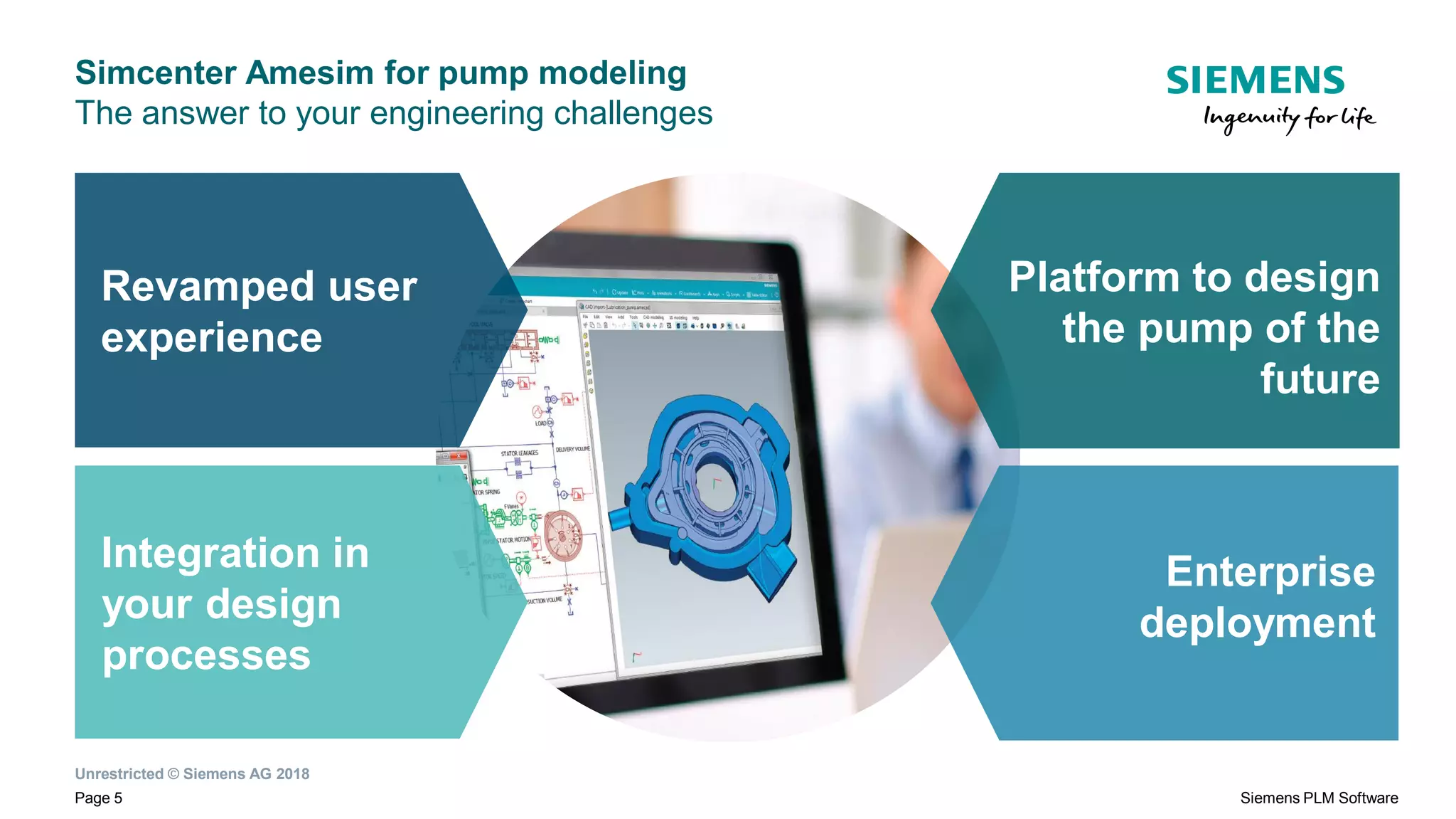 Simcenter Amesim for virtual pumps design - A selection of theses and ...