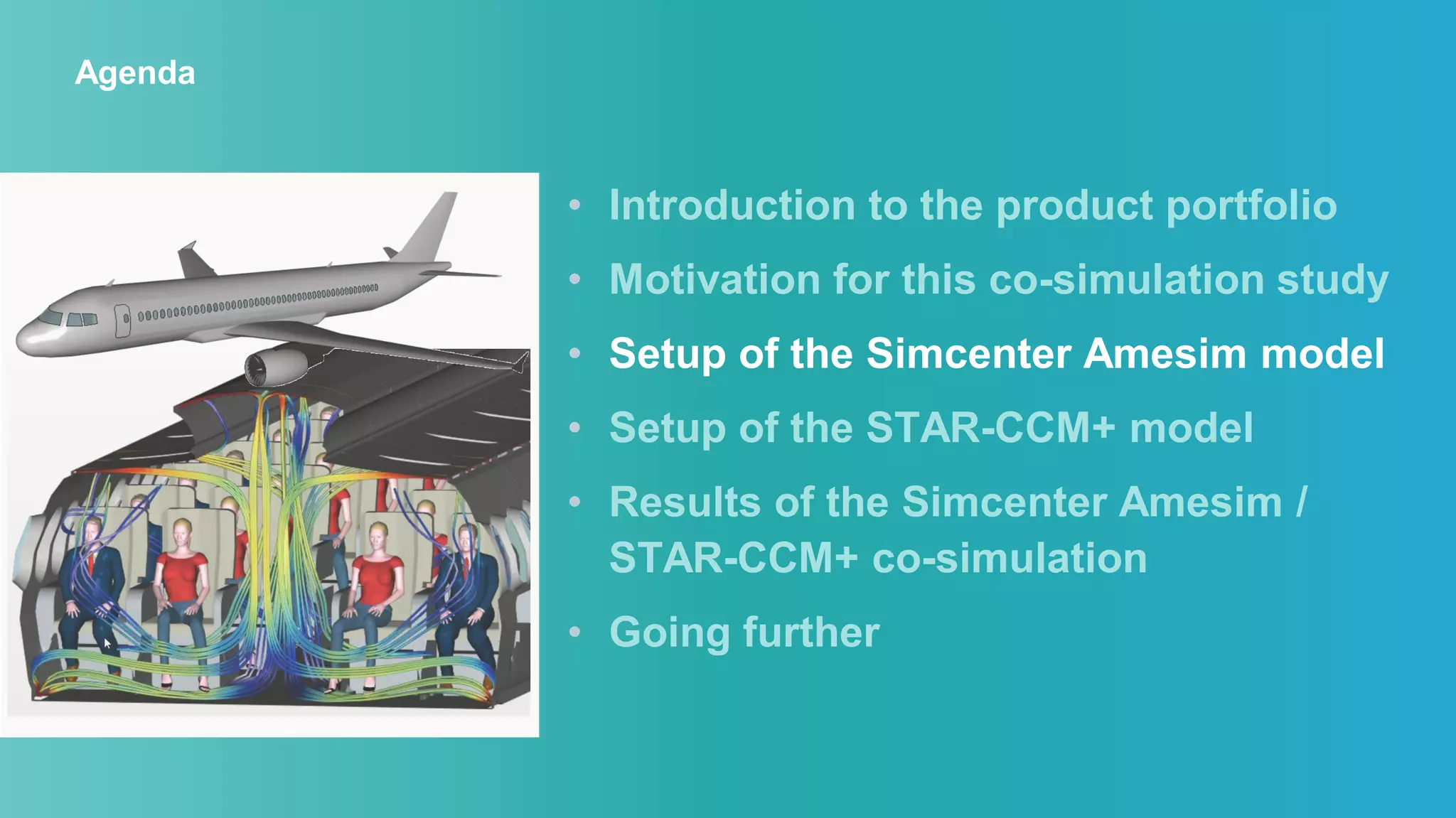 Simcenter Amesim/STAR-CCM+ co-simulation – Aircraft ECS with its cabin ...