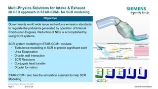 Simcenter engineering solutions for intake and exhaust | PPT