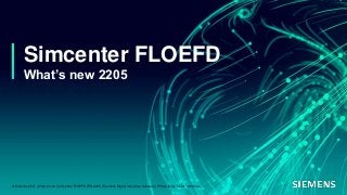 Simcenter FLOEFD 2205 - What's New - Presentation.pptx
