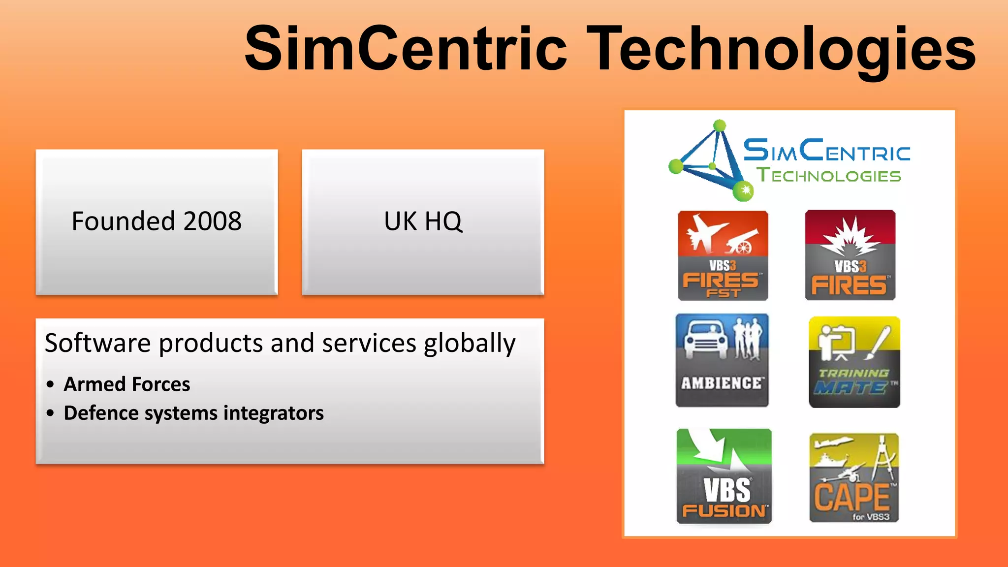 CDE Marketplace Sept 2016: SimCentric Ltd (Autonomy & Big Data) | PPT