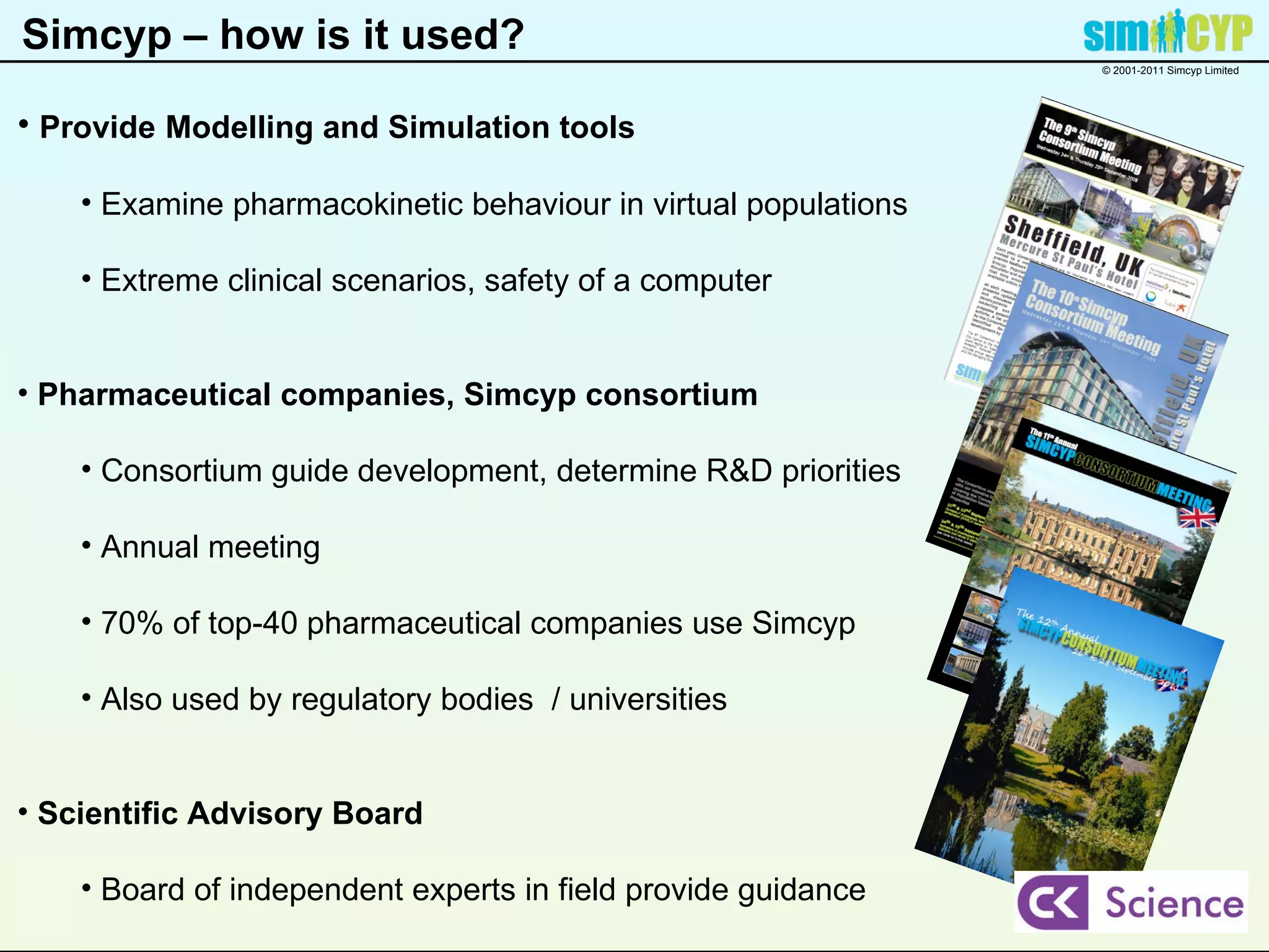Simcyp Presentation - Rebecca Martell | PPT