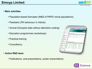 Simcyp Presentation - Rebecca Martell | PPT