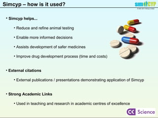 Simcyp Presentation - Rebecca Martell | PPT