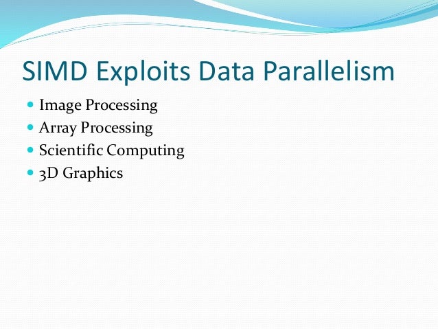 Simd Processing Using Compiler Intrinsics 