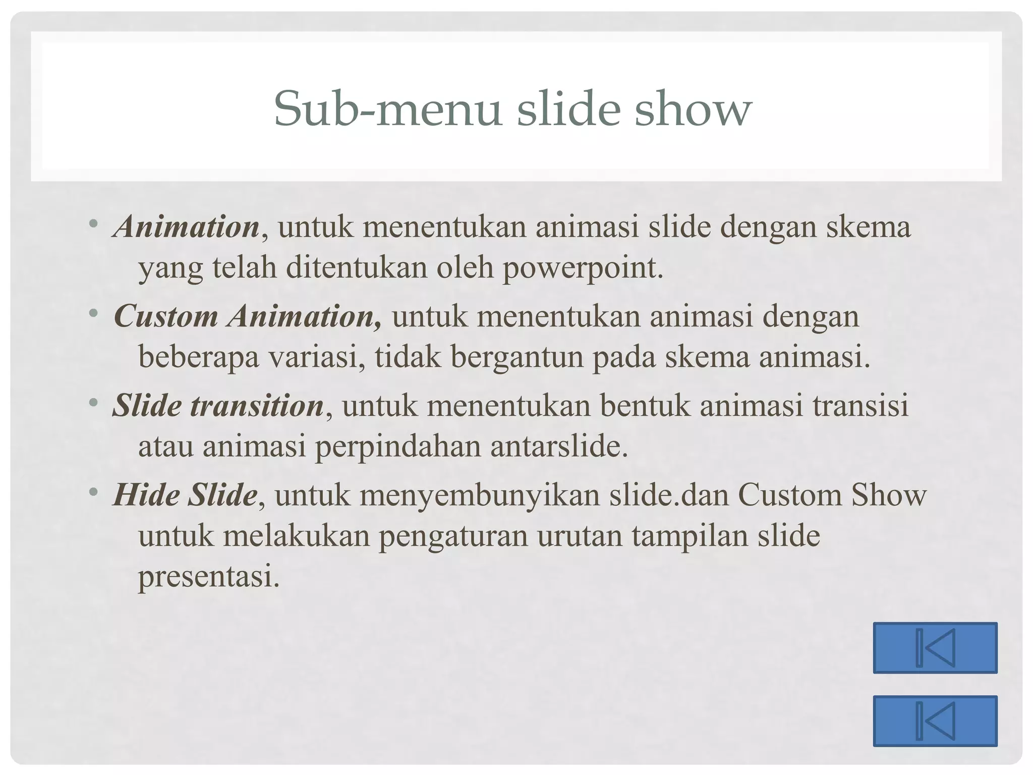 Materi lengkap tentang power point | ODP