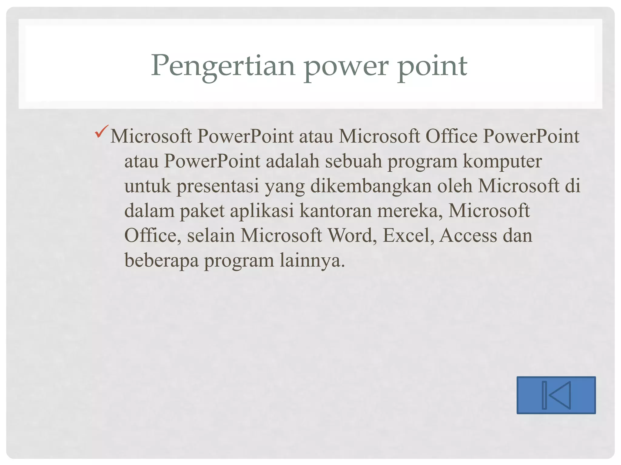 Materi lengkap tentang power point | ODP