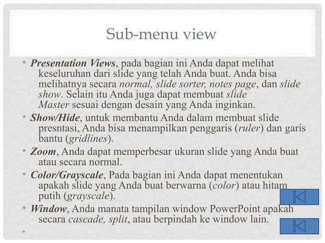 Materi lengkap tentang power point | ODP