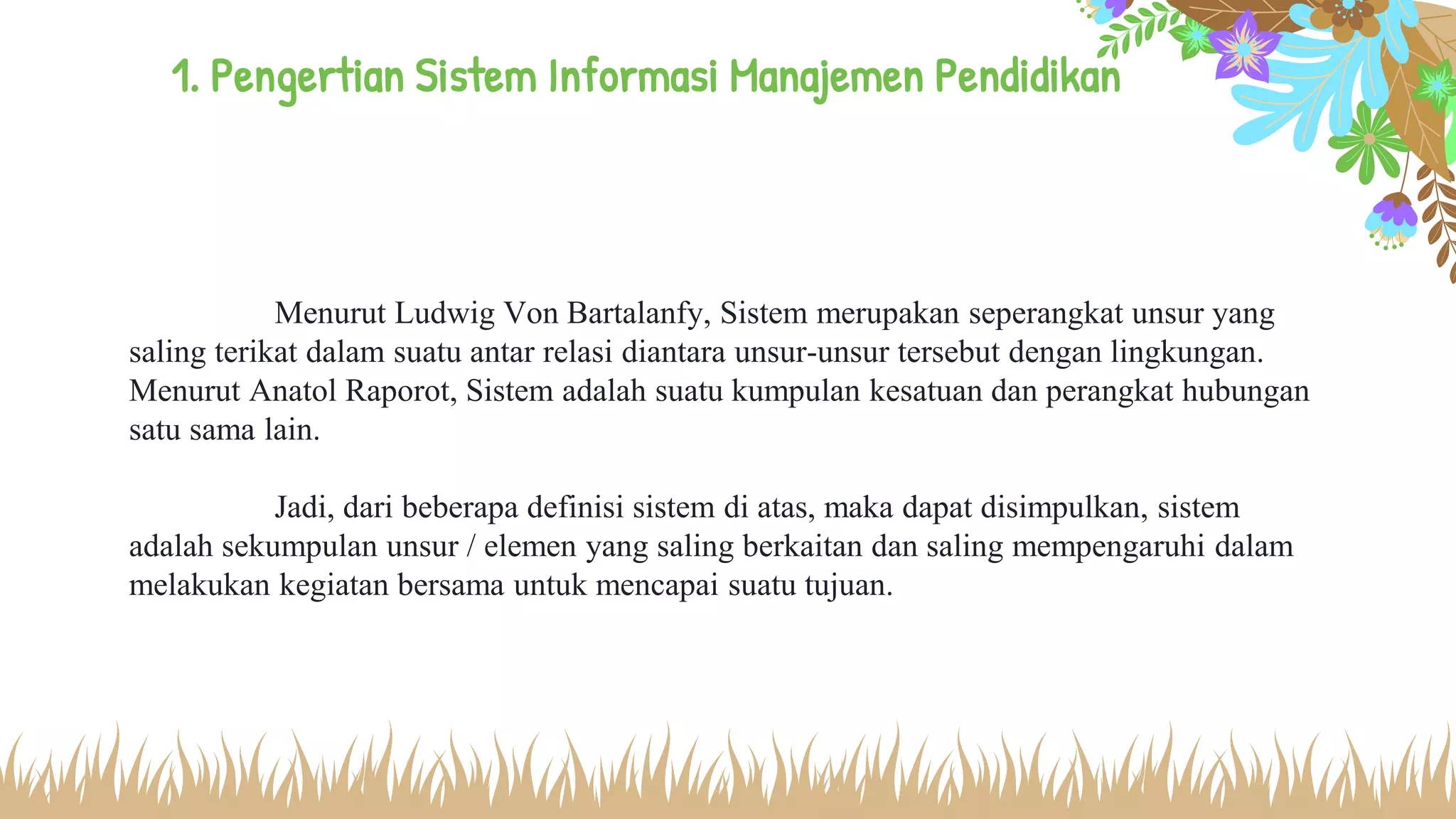 KONSEP DASAR SISTEM INFORMASI PENDIDIKAN | PPTX