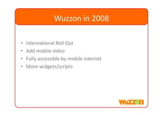 SIME Innovation day Wuzzon Powerpoint Feb 2008 | PPT