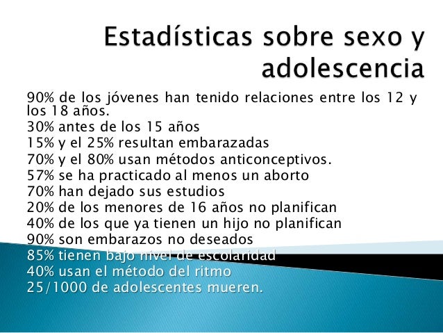 Relaciones sexuales prematuras: Causas de la promiscuidad