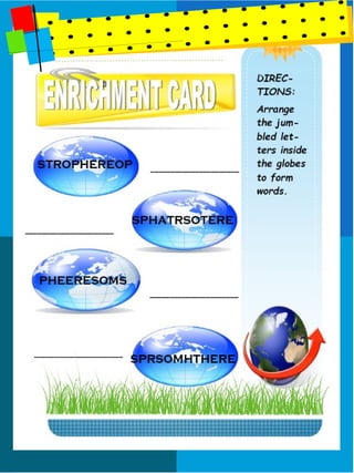 Sim earth's atmosphere | PPT