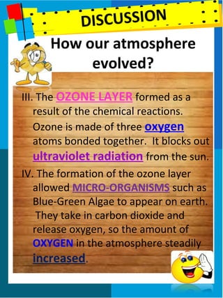 Sim earth's atmosphere | PPT