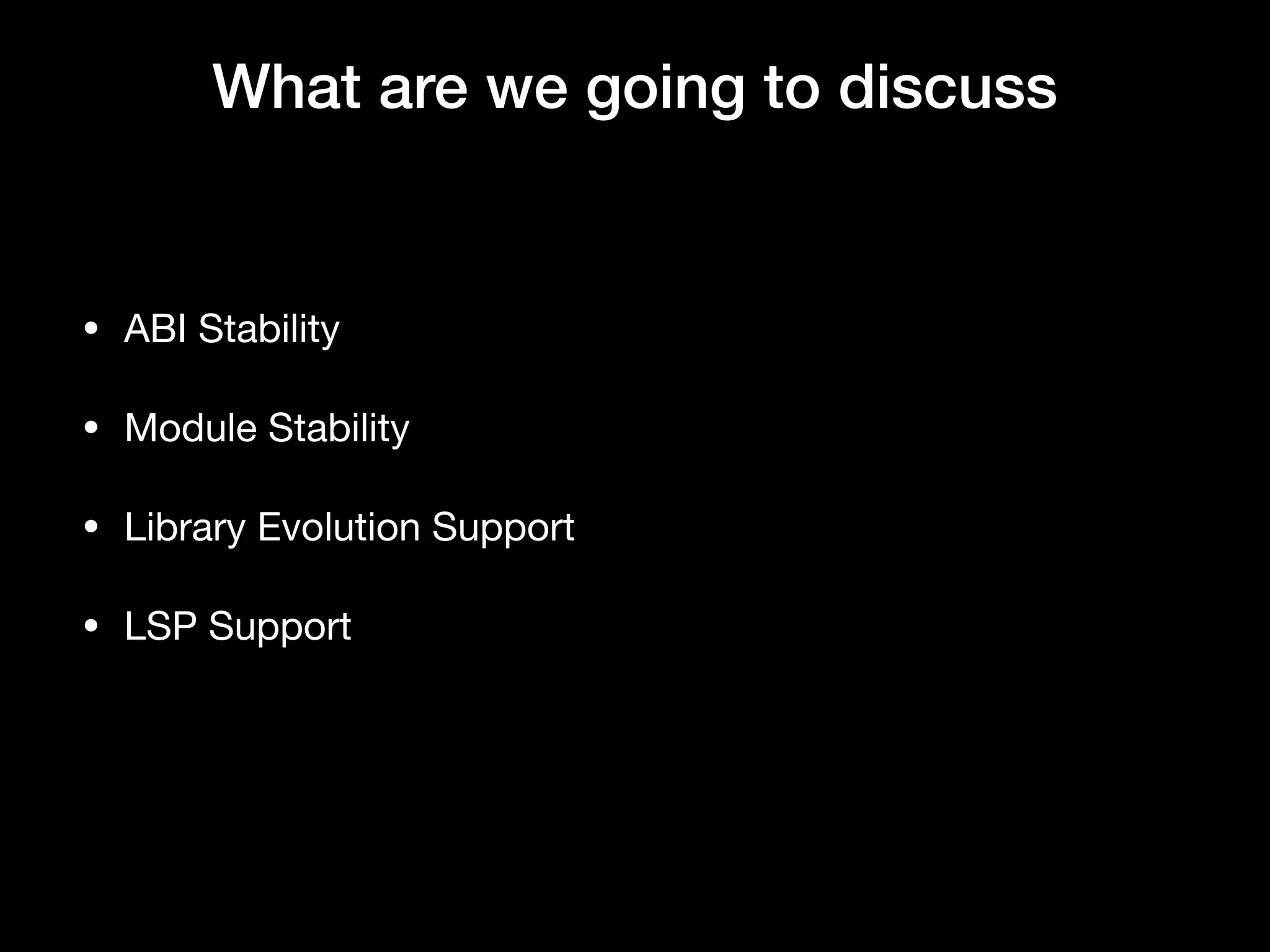 Welcome To New Swift Library Evolution And Lsp Support Ppt Free Download