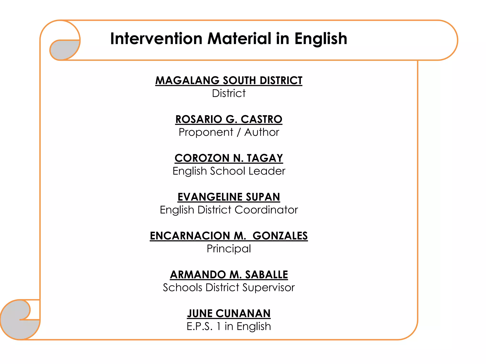 STRATEGIC INTERVENTION MATERIAL IN ENGLISH - NOUNS pdf | PDF