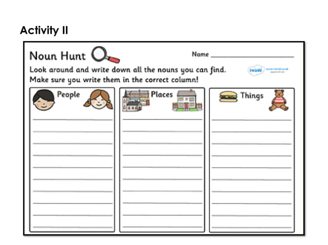 STRATEGIC INTERVENTION MATERIAL IN ENGLISH - NOUNS pdf | PDF