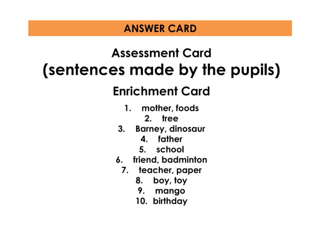 STRATEGIC INTERVENTION MATERIAL IN ENGLISH - NOUNS pdf | PDF