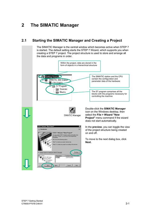 Simens plc training. simatic working-with-step-7 | PDF