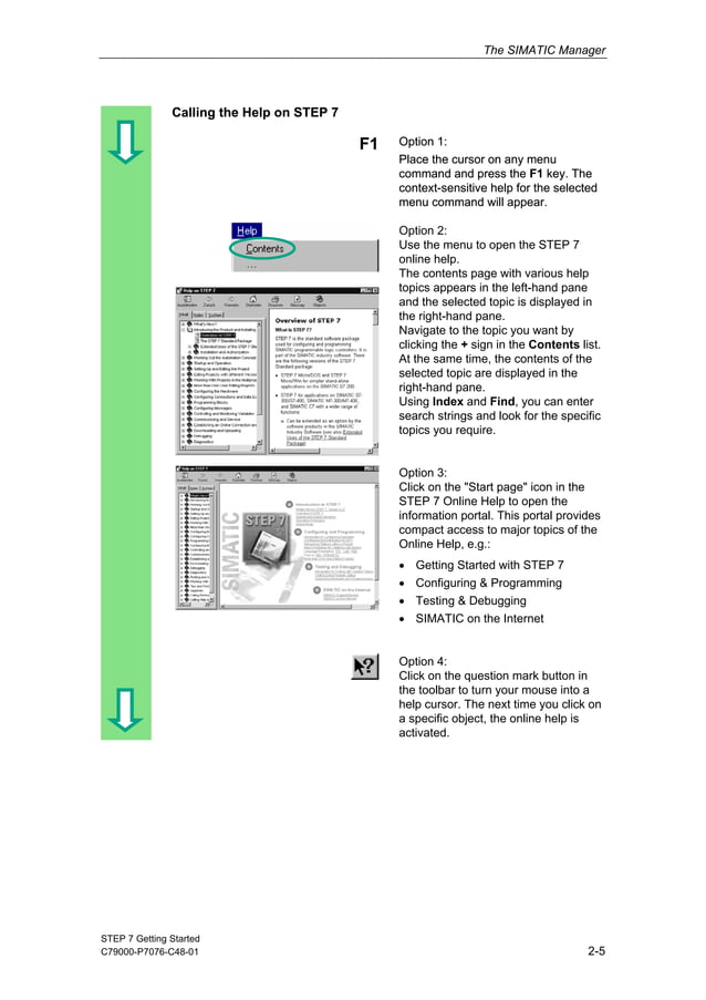 Simens plc training. simatic working-with-step-7 | PDF