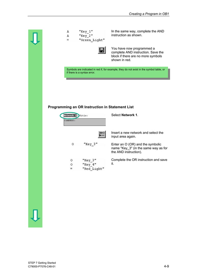Simens plc training. simatic working-with-step-7 | PDF
