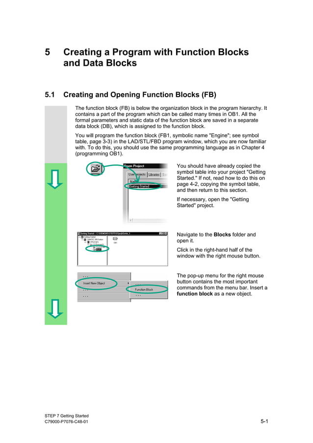 Simens plc training. simatic working-with-step-7 | PDF | Programming ...