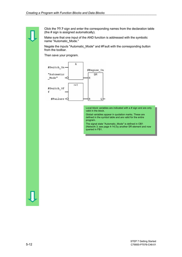 Simens plc training. simatic working-with-step-7 | PDF