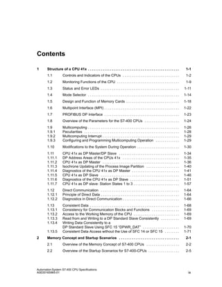 Simens simatic s7 400 cpu | PDF