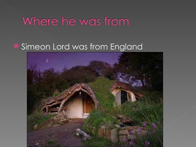 Simeon Lord By Mitchell & Thomas | PPT