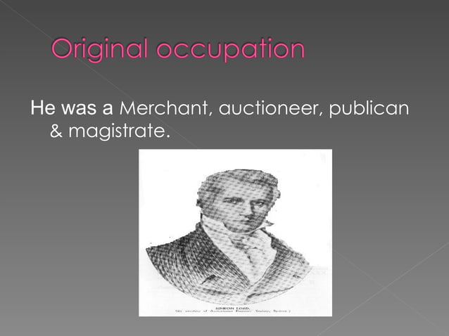 Simeon Lord By Mitchell & Thomas | PPT