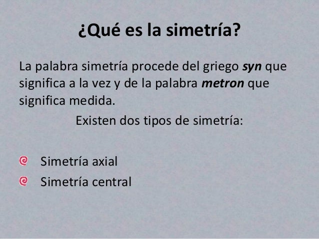 Simetría