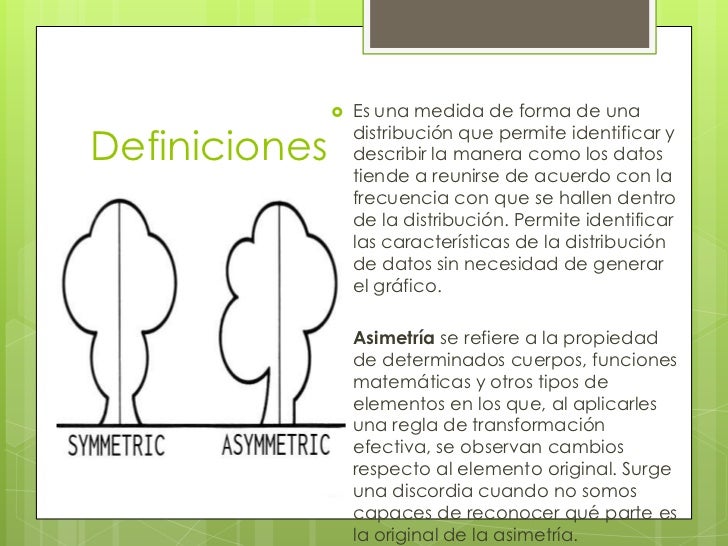 Simetría, asimetría y comparación