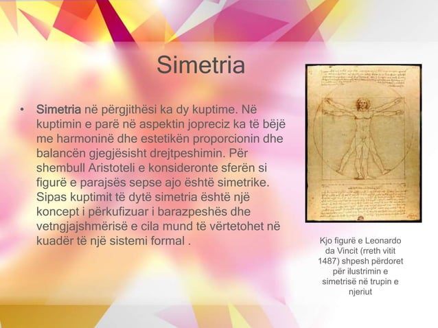 Simetria ne jeten e perditshme | PPTX