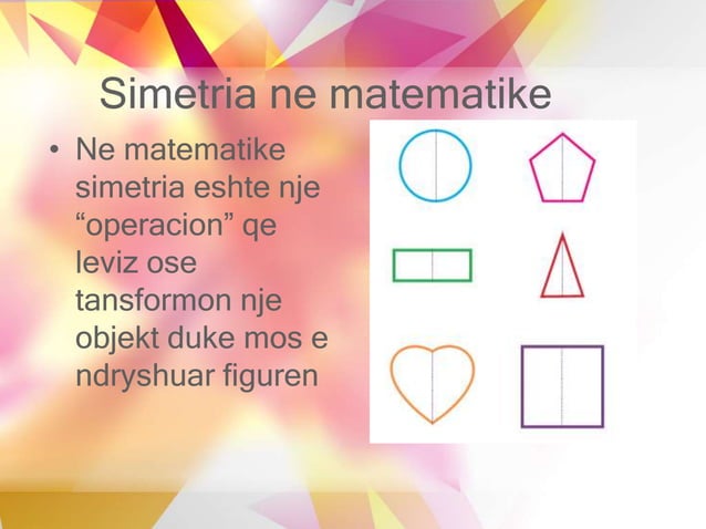 Simetria ne jeten e perditshme | PPTX