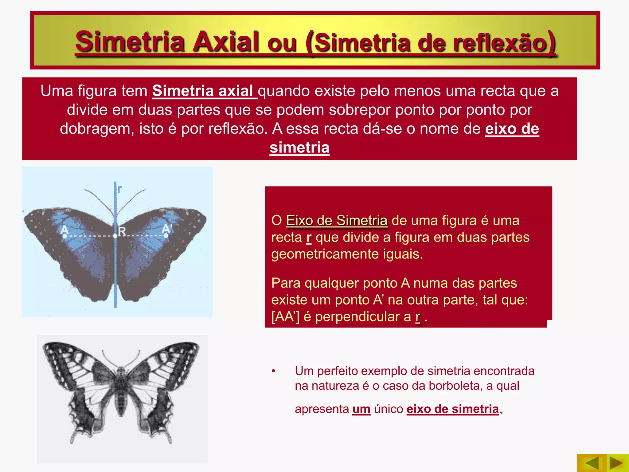 Simetrias: Axial e Rotacional | PPT