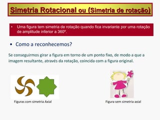 Simetrias: Axial e Rotacional | PPT