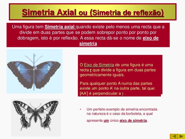 Simetrias: Axial e Rotacional