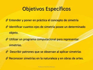 Simetrias en la vida cotidiana | PPTX