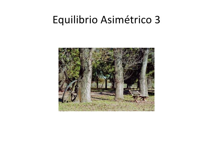 Equilibrio Simetrico y Asimetrico