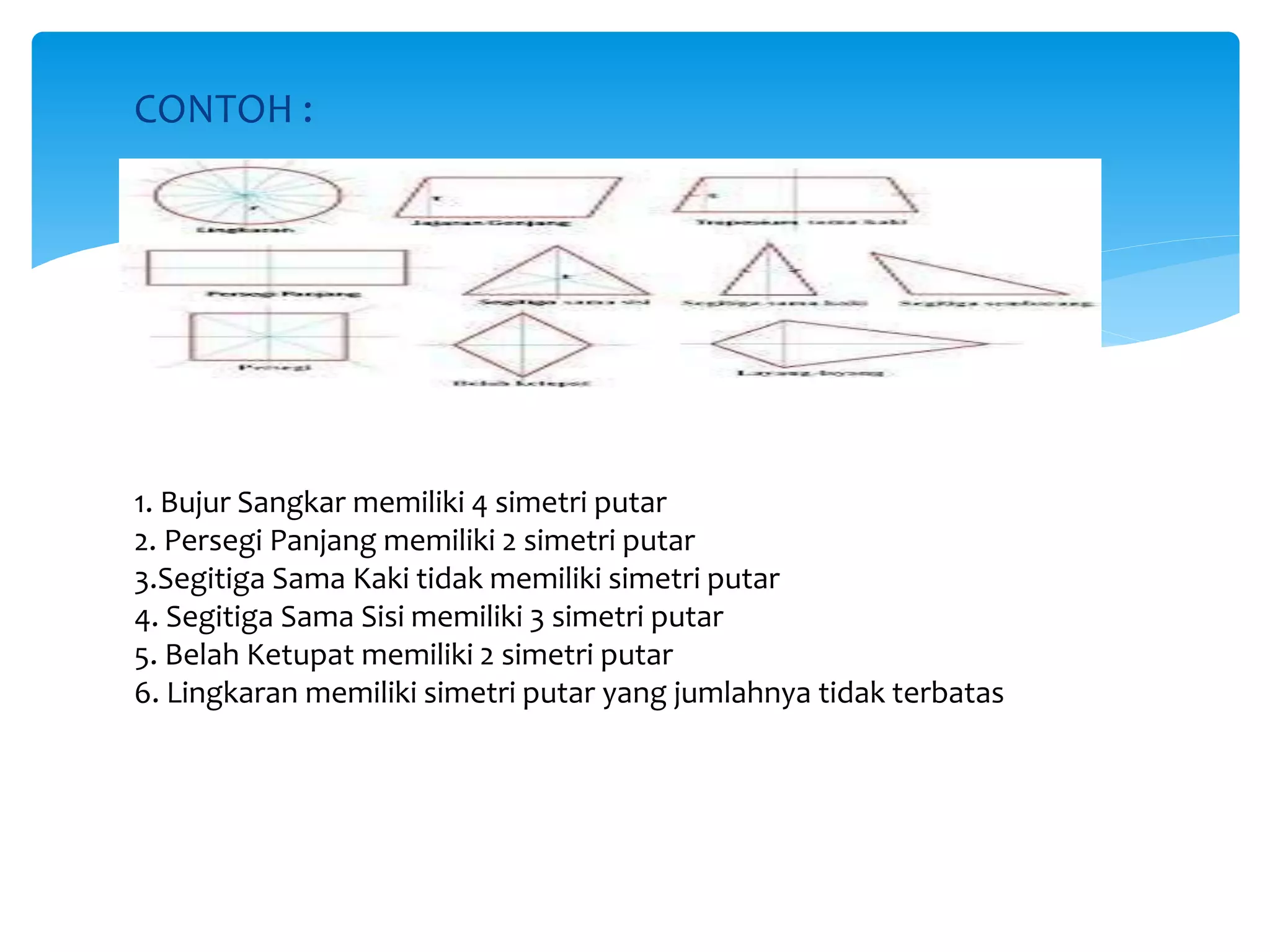 Simetri lipat dan simetri putar | PPTX